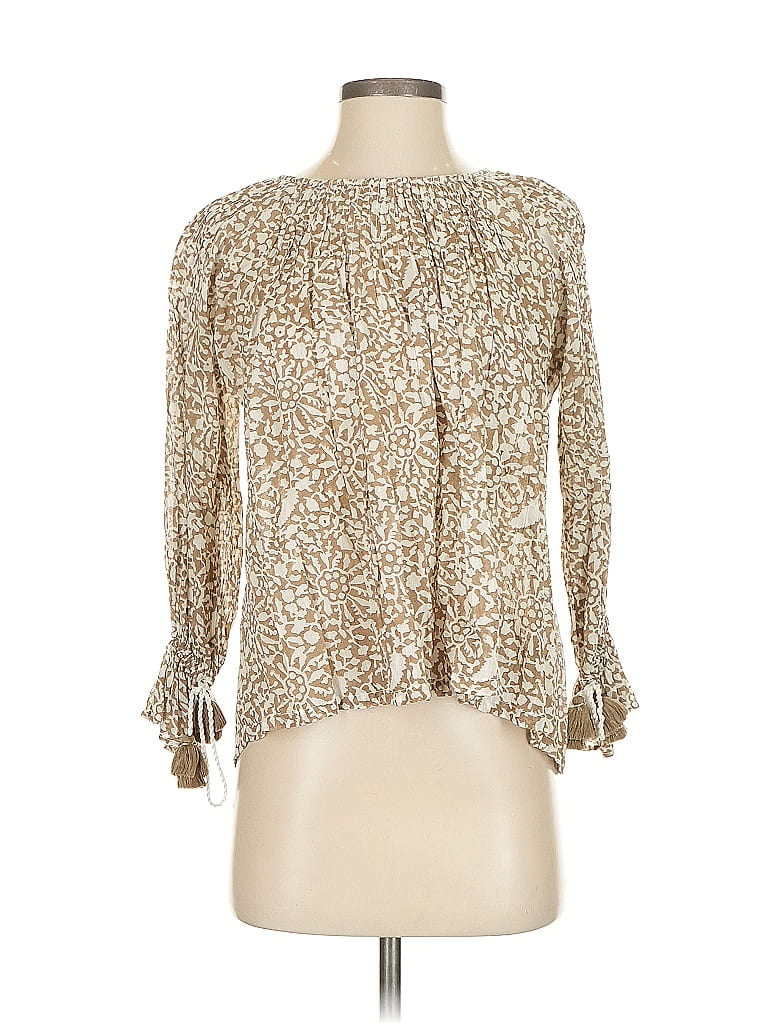 Roller Rabbit 100% Cotton Gold Long Sleeve Blouse Size XS - 74% off | ThredUp