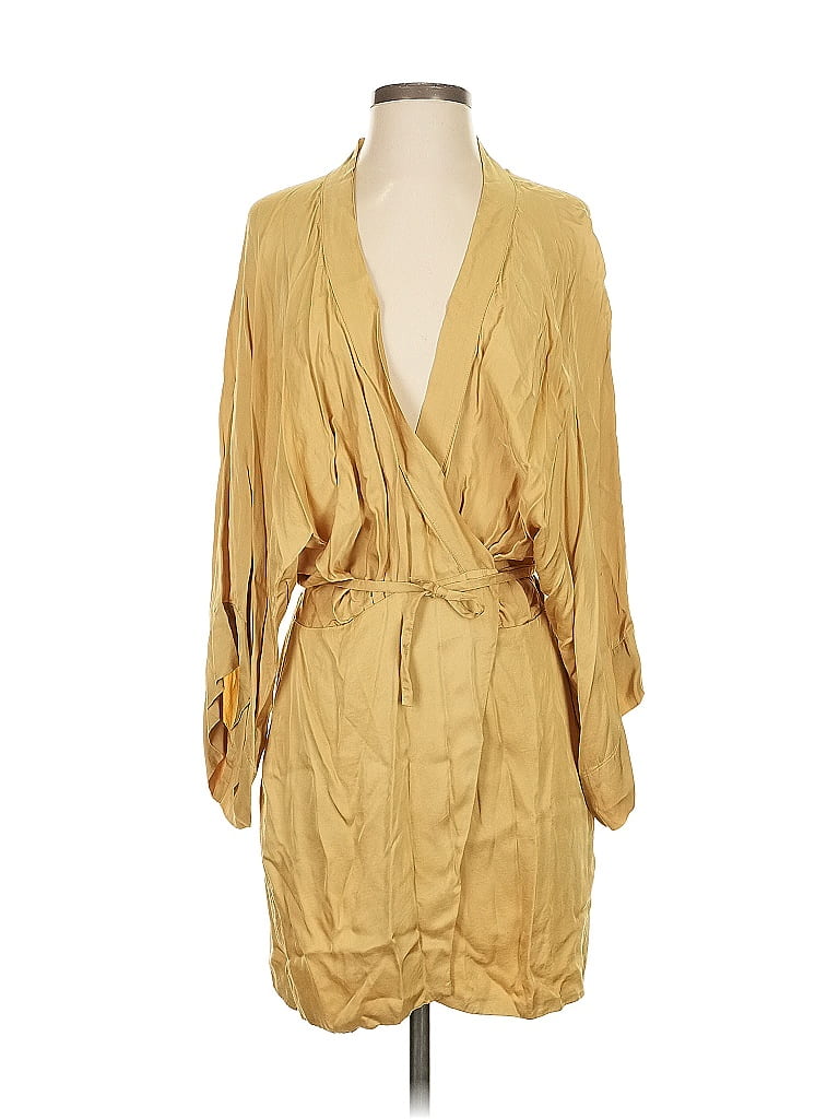 All Things Golden 100% Viscose Gold Cocktail Dress Size S - 66% off ...