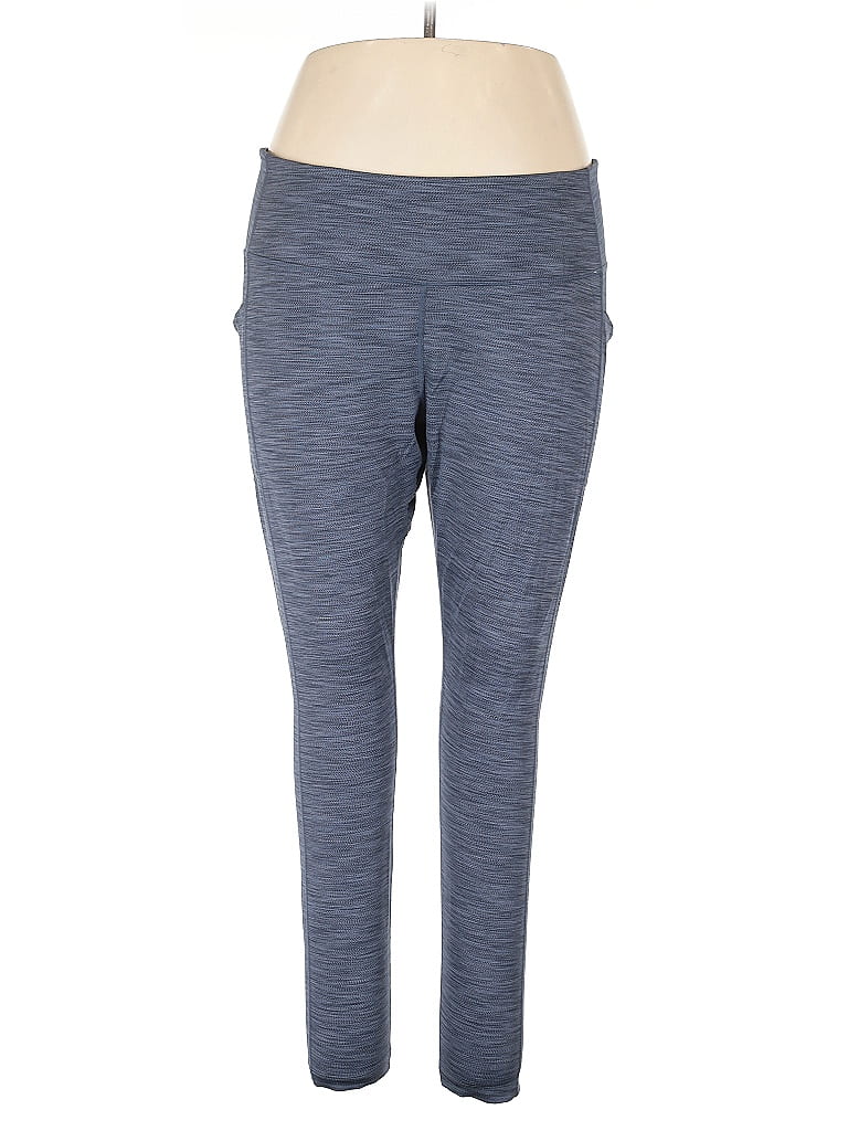 Mondetta Chevron-herringbone Blue Active Pants Size XXL - 68% off | ThredUp