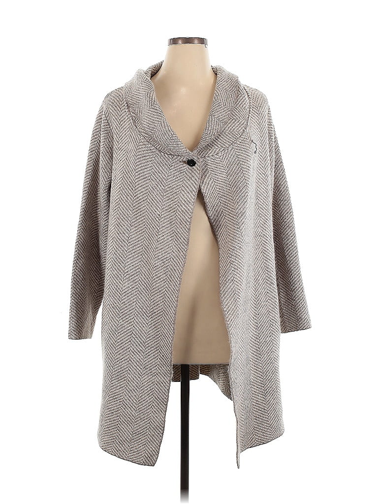 Max Studio Gray Cardigan Size 1X - 69% off | ThredUp