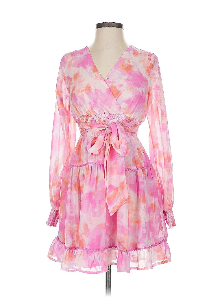 Japna 100% Polyester Tie-dye Pink Cocktail Dress Size XS - 43% off ...