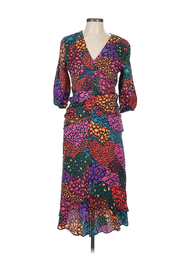 FARM Rio 100% Viscose Print Purple Cocktail Dress Size M - 37% off ...