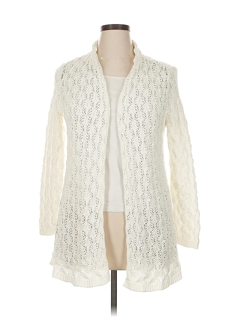 Leo & Nicole Ivory Cardigan Size XL - 58% off | ThredUp