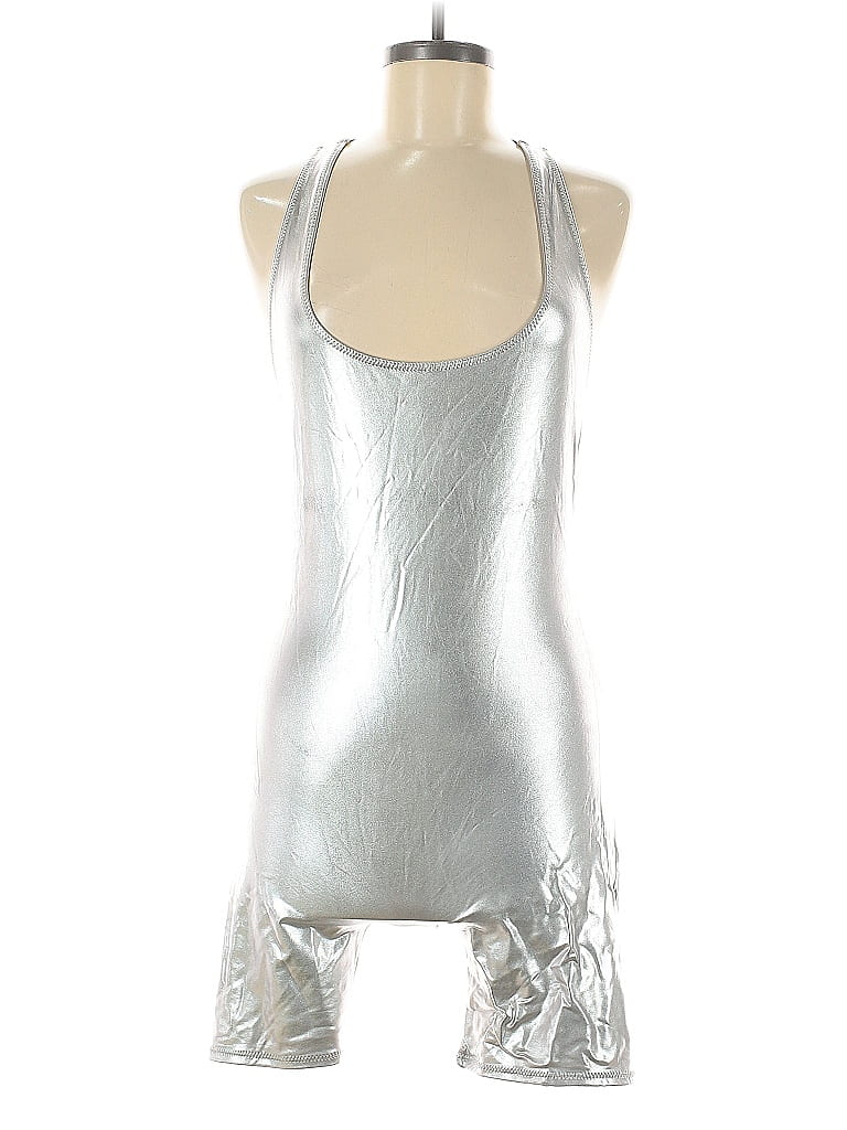 SKIMS Metallic Silver Romper Size XL - 39% off | ThredUp