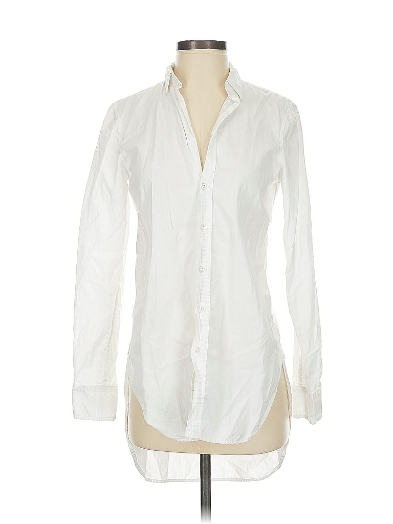 Frank & Eileen White Long Sleeve Button-Down Shirt Size XS - 77% off | ThredUp