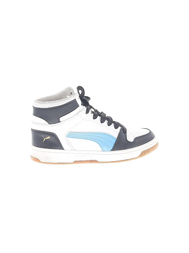 Puma Graphic Blue White Sneakers Size 8 - 42% off | ThredUp
