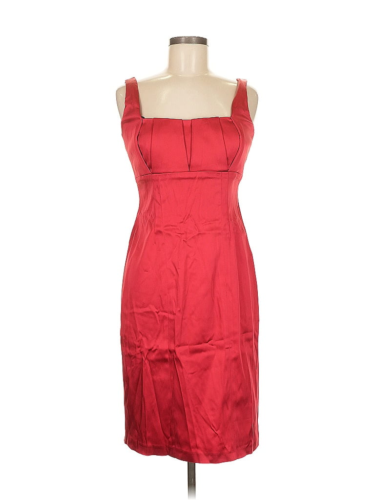 Calvin Klein Red Cocktail Dress Size 6 - 69% off | ThredUp