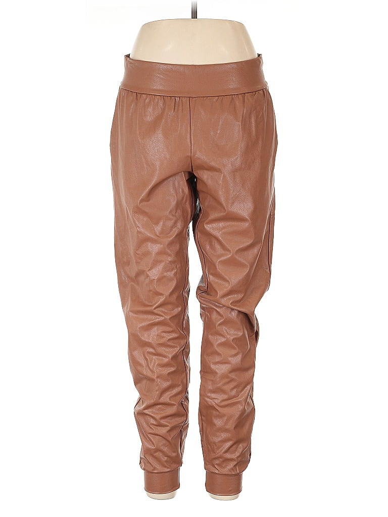 Commando Brown Faux Leather Pants Size L - 69% off | ThredUp