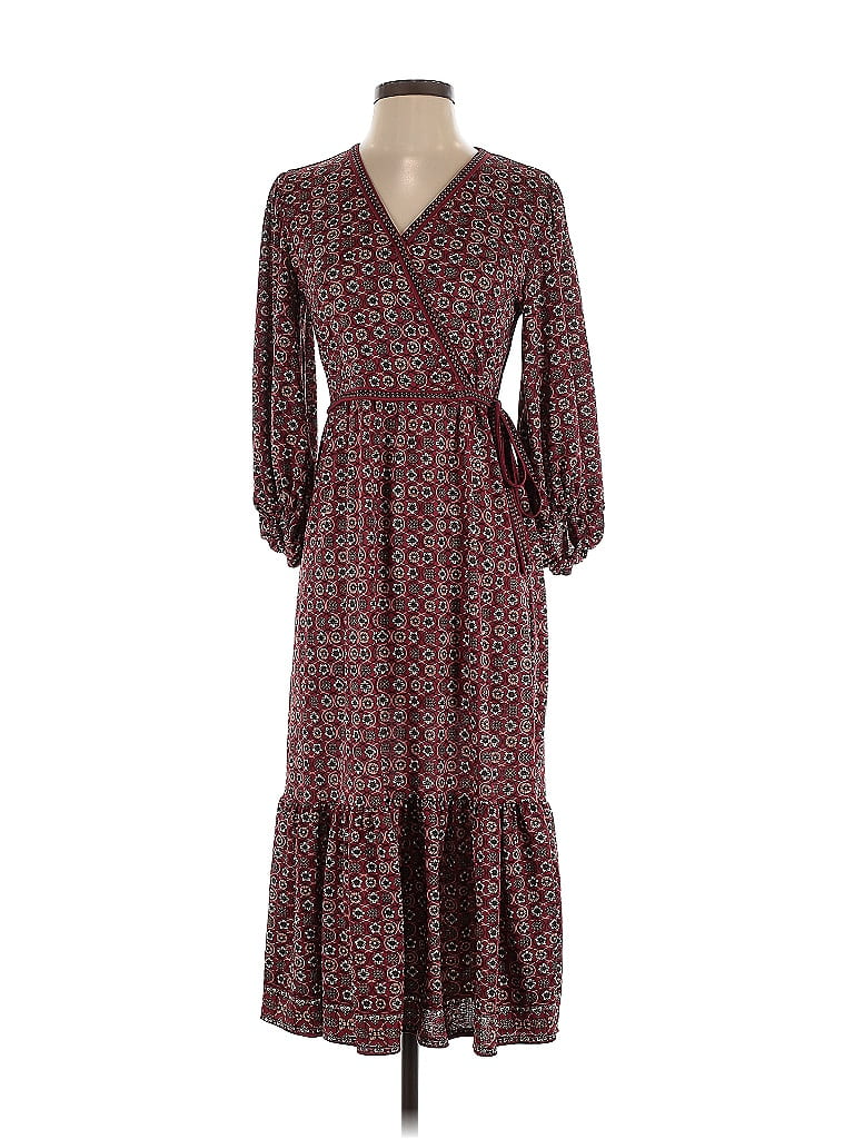 Max Studio Burgundy Casual Dress Size XS - 68% off | ThredUp