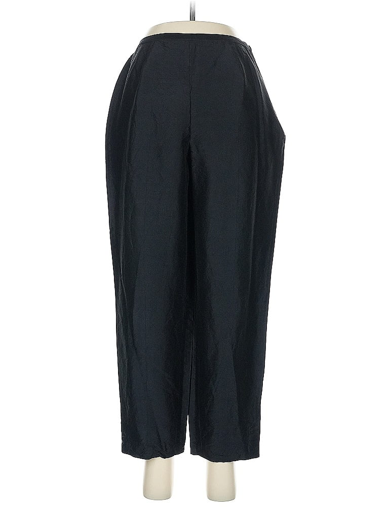 Valerie Stevens 100% Silk Black Silk Pants Size M - 46% off | ThredUp