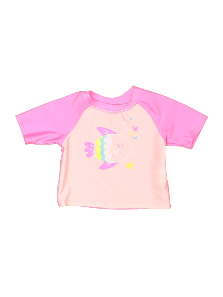 Wonder Nation Pink Rash Guard Size 0-3 mo - -19% off | ThredUp