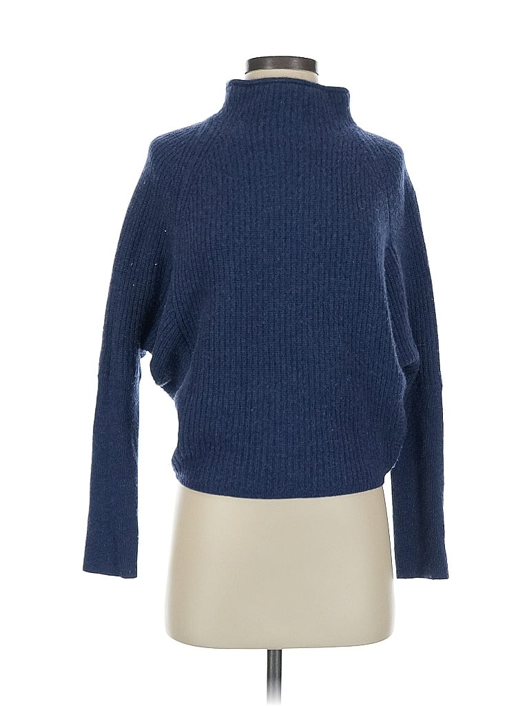 Sigrid Olsen 100% Cashmere Blue Cashmere Pullover Sweater Size S - 78% ...
