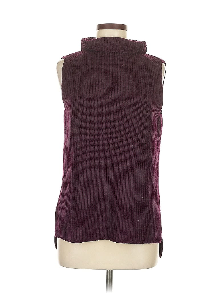 Classiques Entier 100% Merino Wool Burgundy Sweater Vest Size S - 84% ...