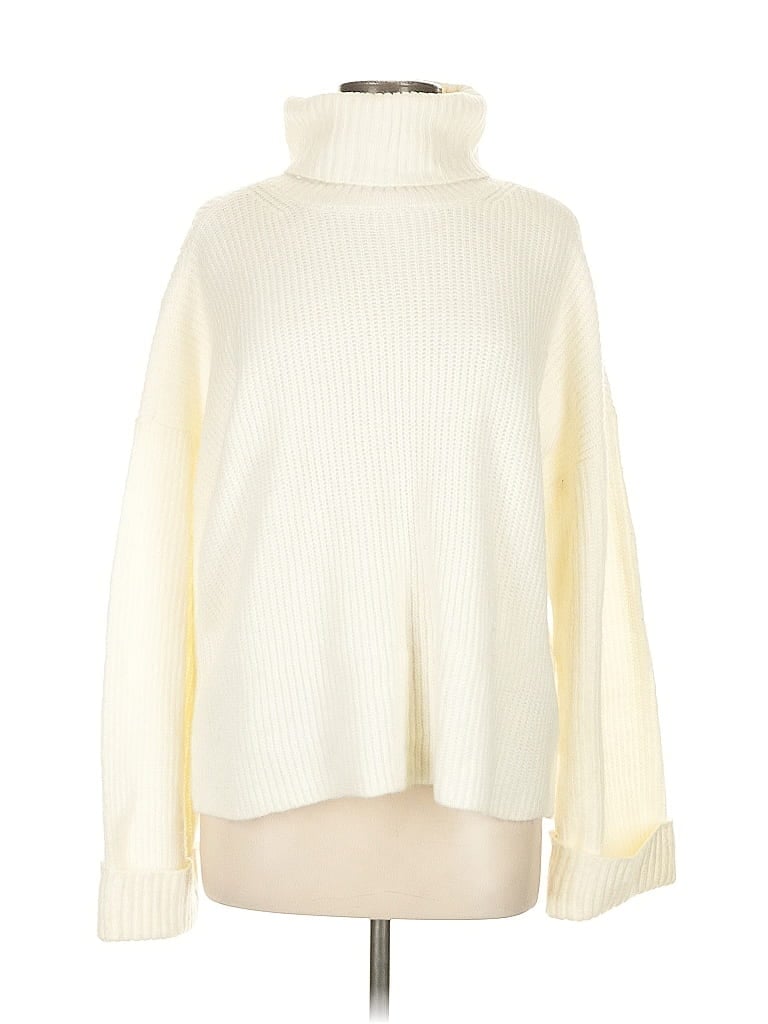 INC International Concepts Ivory Turtleneck Sweater Size M - 73% off ...