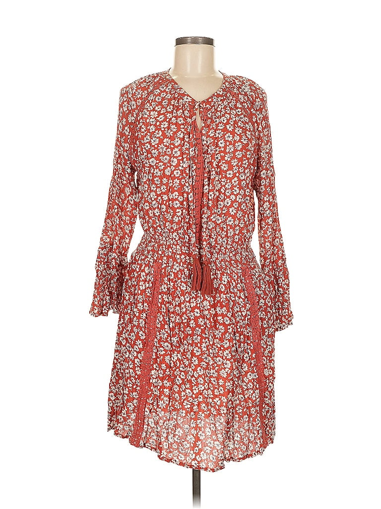 American Rag Cie Print Red Casual Dress Size M - 55% off | ThredUp