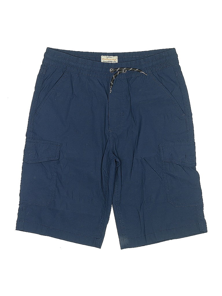 Weatherproof Solid Blue Cargo Shorts Size 10 - 27% off | ThredUp