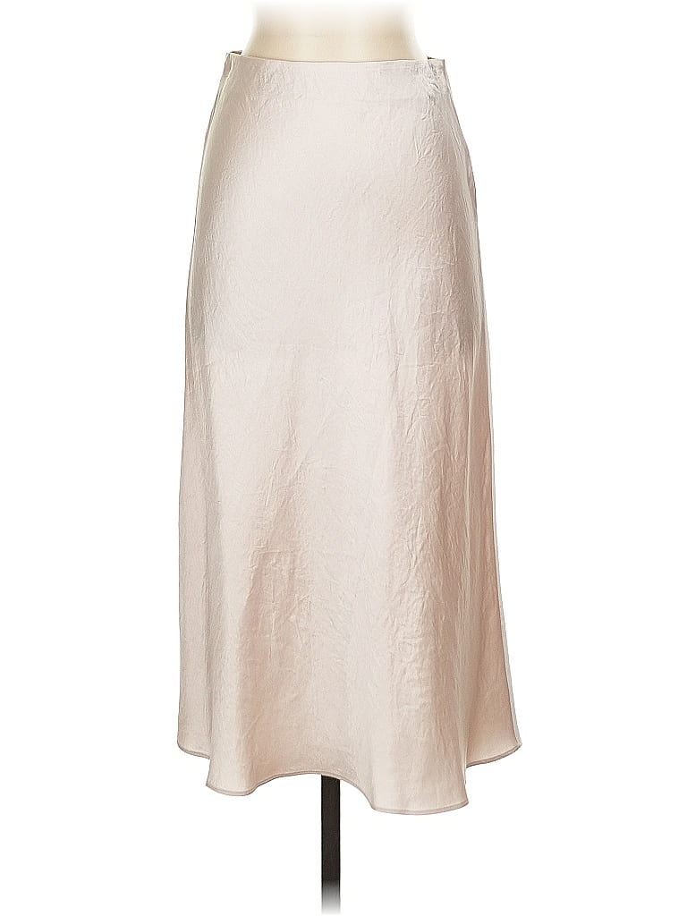 Babaton 100% Acetate Metallic Ivory Formal Skirt Size 4 - 64% off | ThredUp