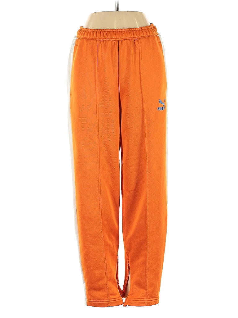 Puma Orange Track Pants Size S - 50% off | ThredUp