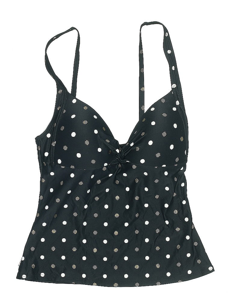Captiva Swim Polka Dots Black Swimsuit Top Size S - 66% off | ThredUp