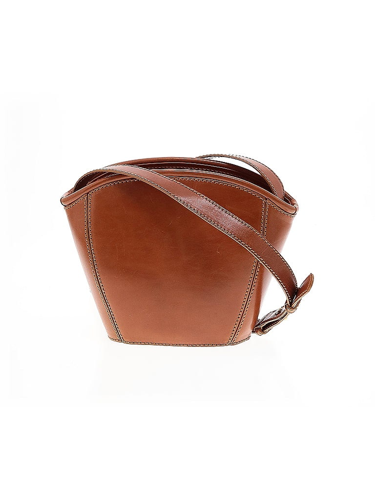De Vecchi by Hamilton Hodge 100% Leather Brown Leather Crossbody Bag ...