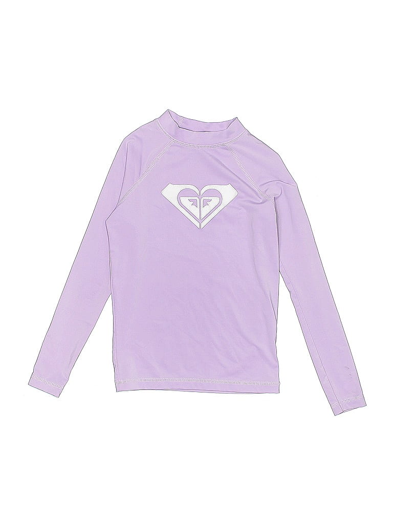 Roxy Girl Purple Rash Guard Size 7 (big kids) - 54% off | ThredUp