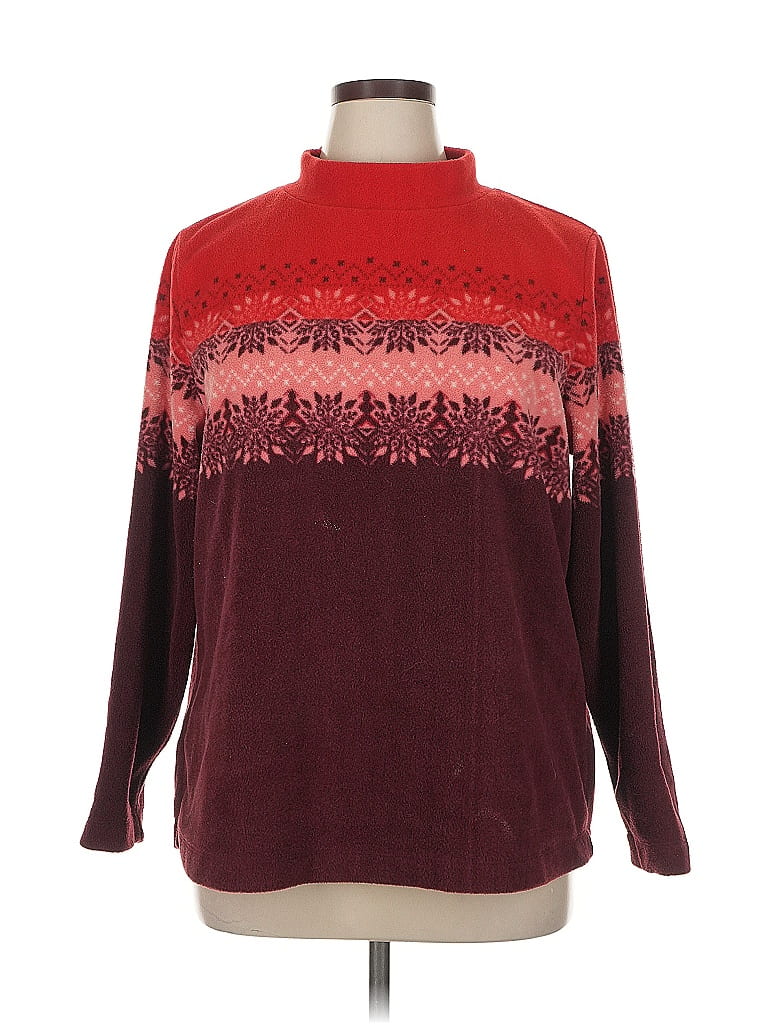 Croft & Barrow Burgundy Pullover Sweater Size XL - 53% off | ThredUp