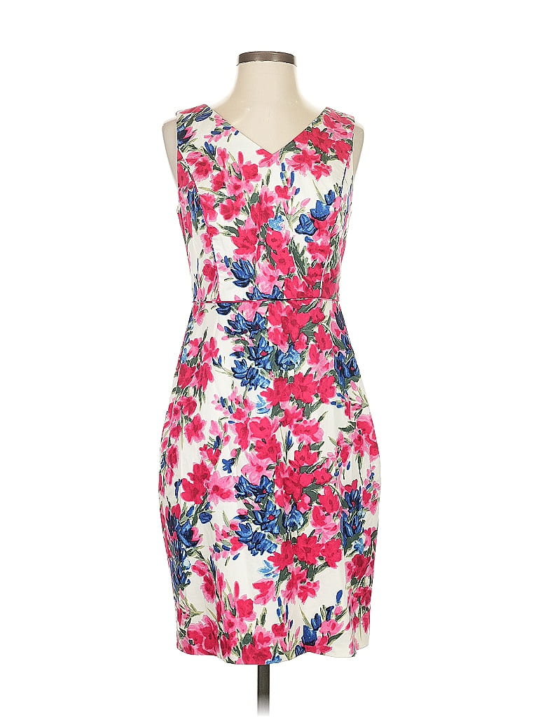 Talbots Floral Pink Cocktail Dress Size 2 (petite) - 77% off | ThredUp
