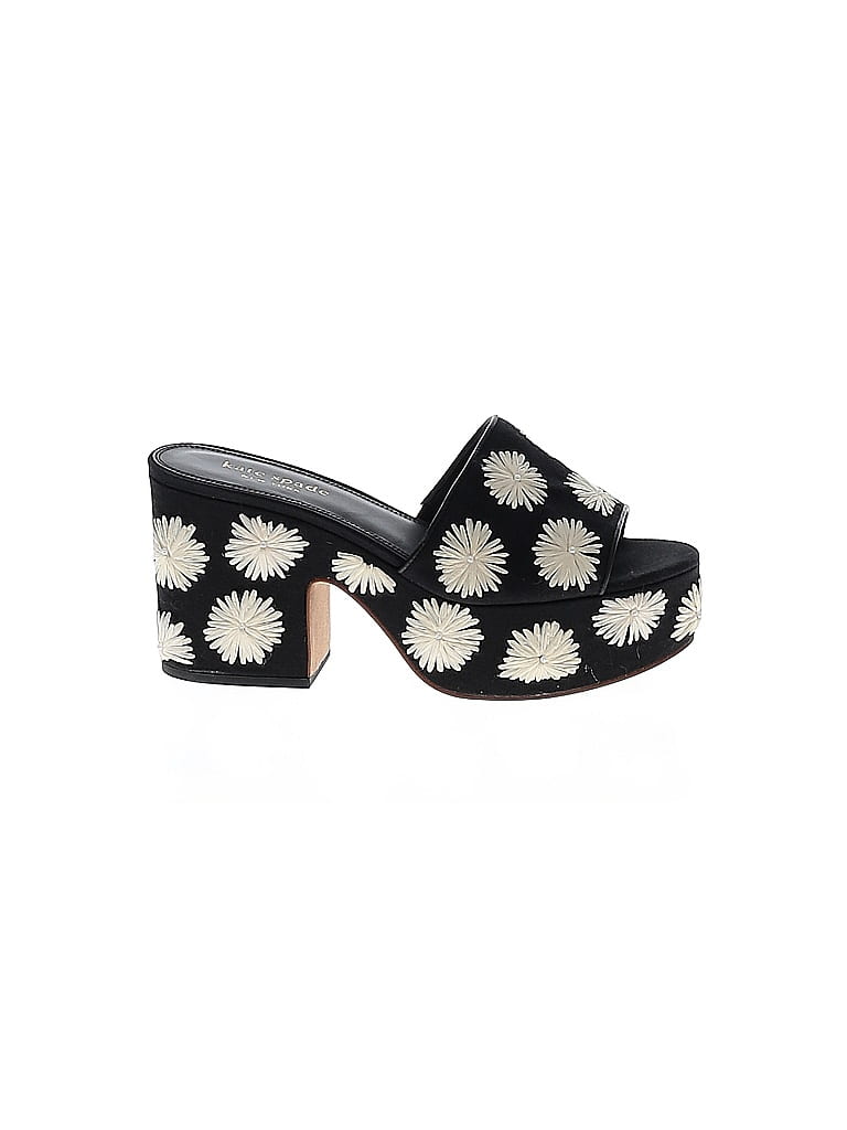 Kate Spade New York Floral Black Mule/Clog Size 9 - 70% off | ThredUp