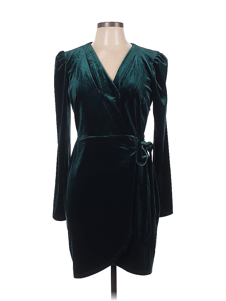 August Sky Teal Green Cocktail Dress Size L - 47% off | ThredUp