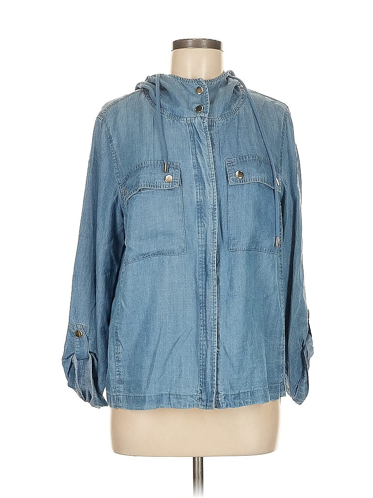 Ruby Rd. 100% Tencel Blue Denim Jacket Size 8 - 60% off | ThredUp