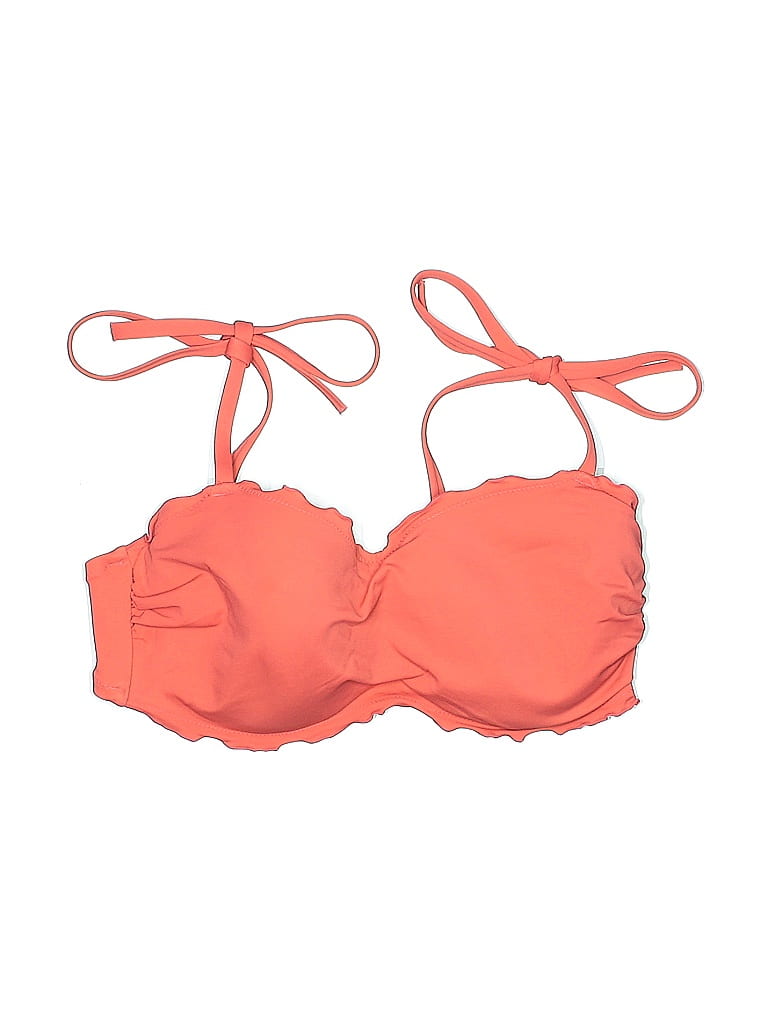 Shade & Shore Solid Orange Swimsuit Top Size M - 50% off | ThredUp