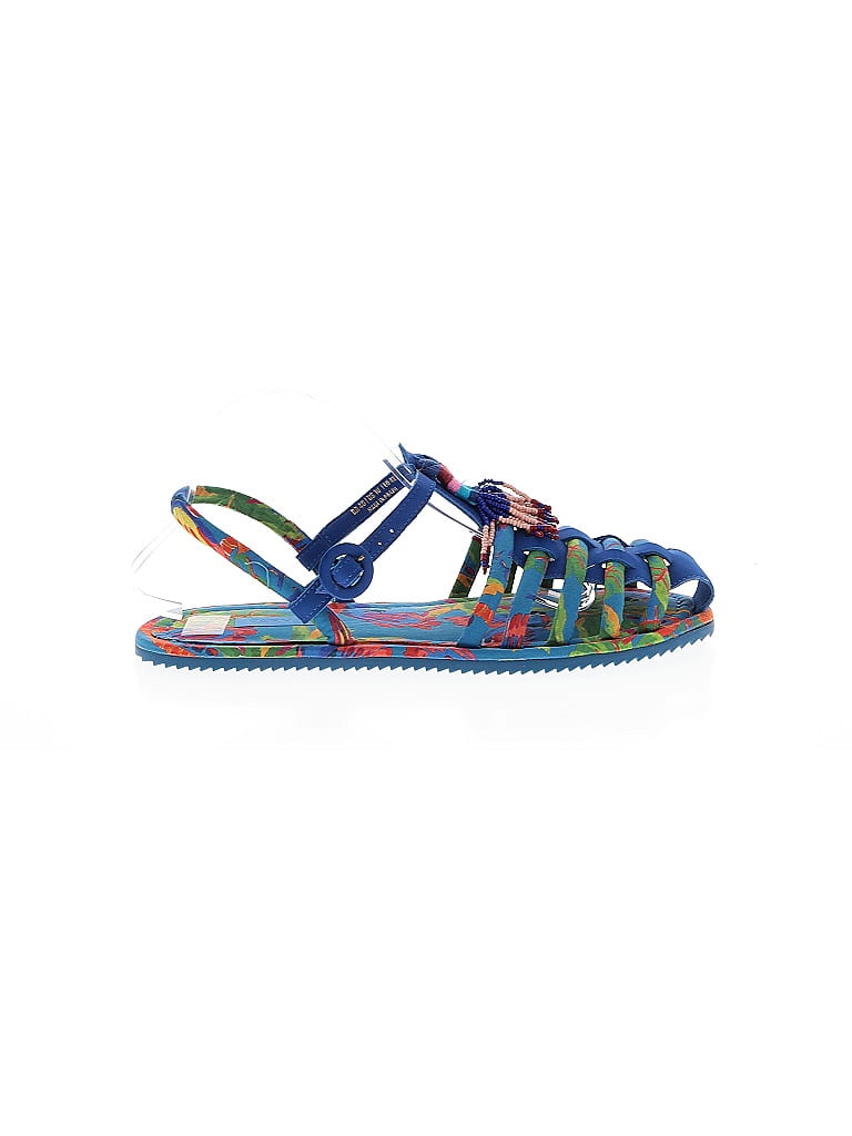 FARM Rio Tropical Blue Sandals Size 10 - 55% off | ThredUp