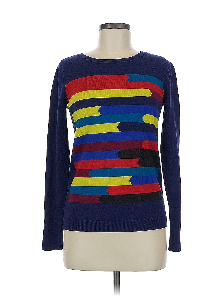 Mossimo Color Block Blue Pullover Sweater Size M - 56% off | ThredUp