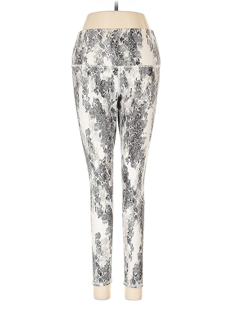 Evolution not revolution Print Silver Leggings Size M - 30% off | ThredUp