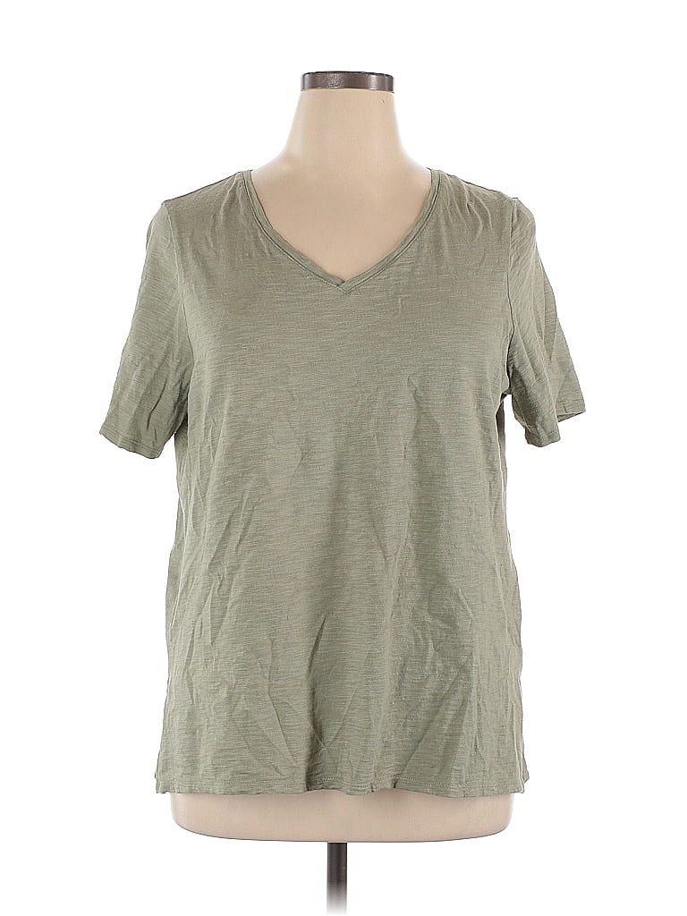 Chico's Green Short Sleeve T-Shirt Size XL - 71% off | ThredUp
