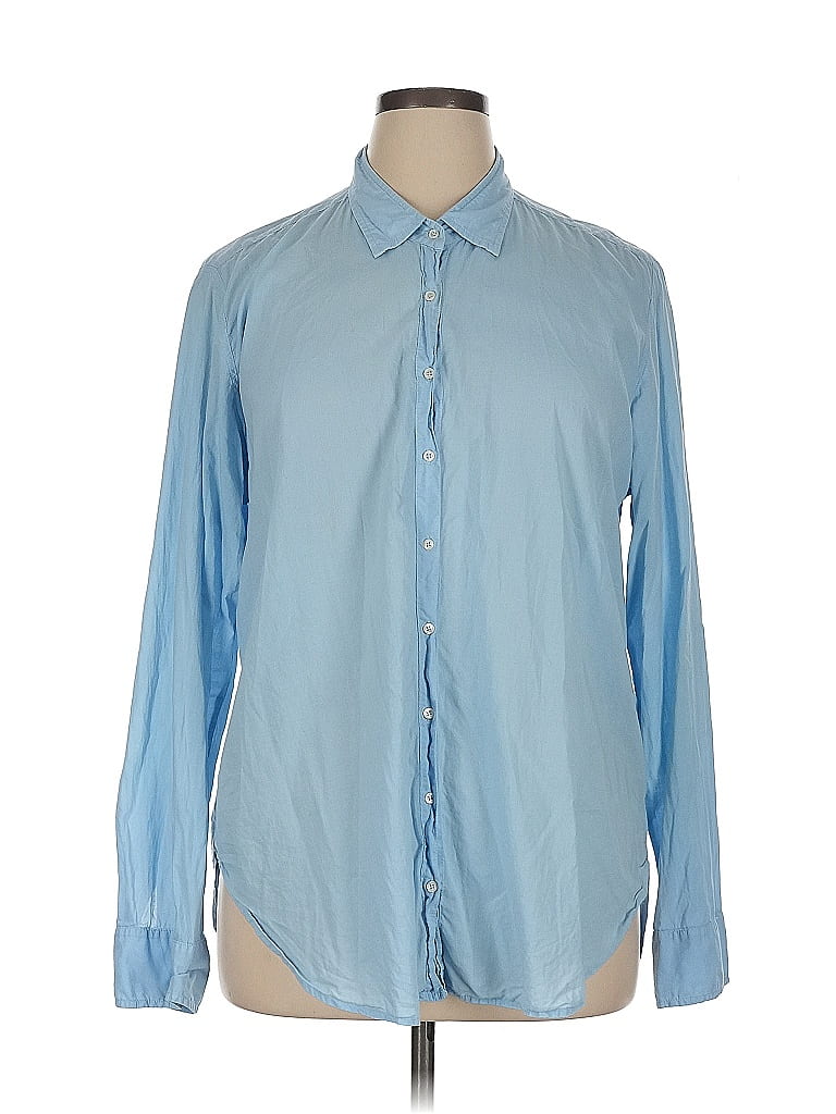 Xirena 100% Cotton Blue Long Sleeve Button-Down Shirt Size XL - 75% off | ThredUp