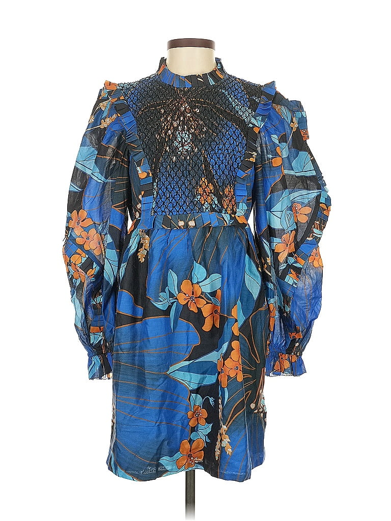 FARM Rio Print Blue Cocktail Dress Size S - 53% off | ThredUp