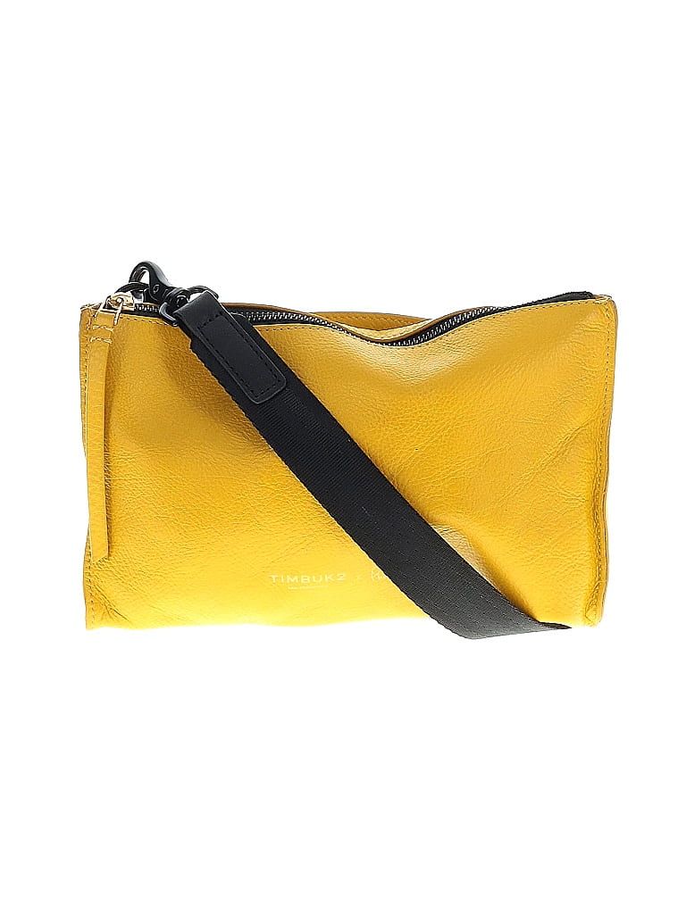 TIMBUK2 X Phoebe Dahl 100% Leather Yellow Leather Crossbody Bag One ...