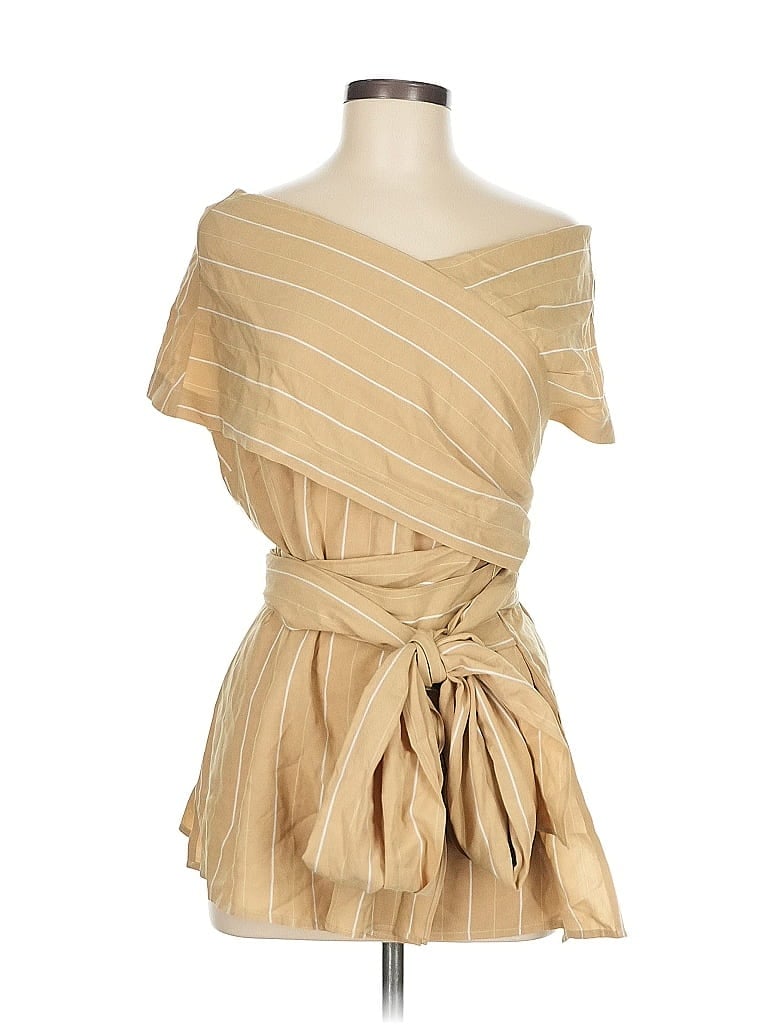 Ruti Tan Short Sleeve Blouse Size M - 68% off | ThredUp