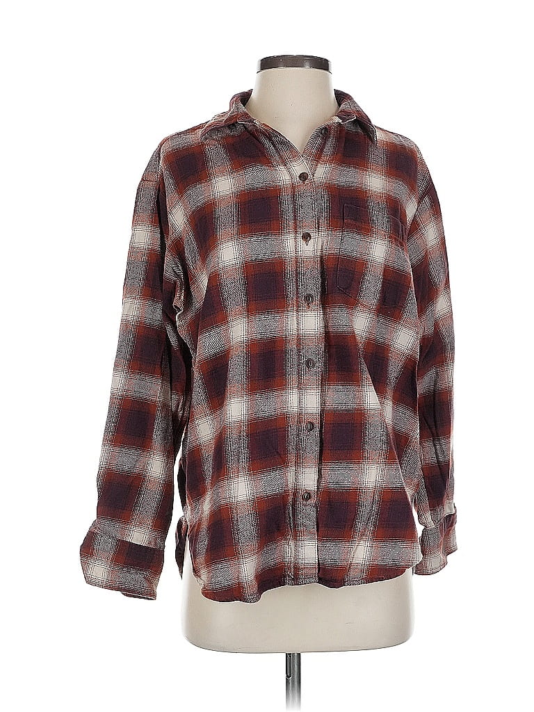Gap Plaid Brown Long Sleeve Button-Down Shirt Size XS - 67% off | ThredUp