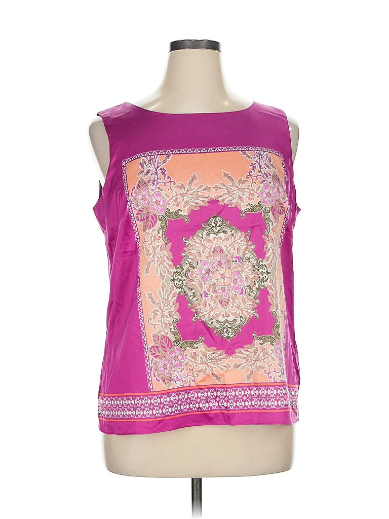 212 Collection Pink Sleeveless Blouse Size XL - 41% off | ThredUp