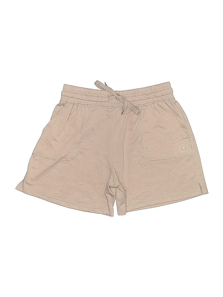 Leg3nd Solid Tan Khaki Shorts Size M - 55% off | ThredUp