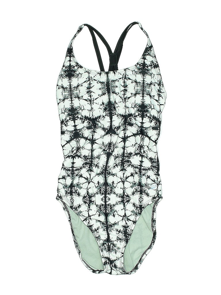 Speedo Print Green One Piece Swimsuit Size 4 - 50% off | ThredUp