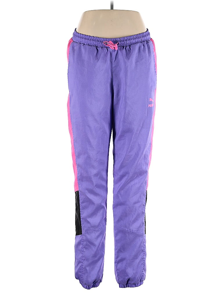 Puma Color Block Purple Track Pants Size L - 52% off | ThredUp