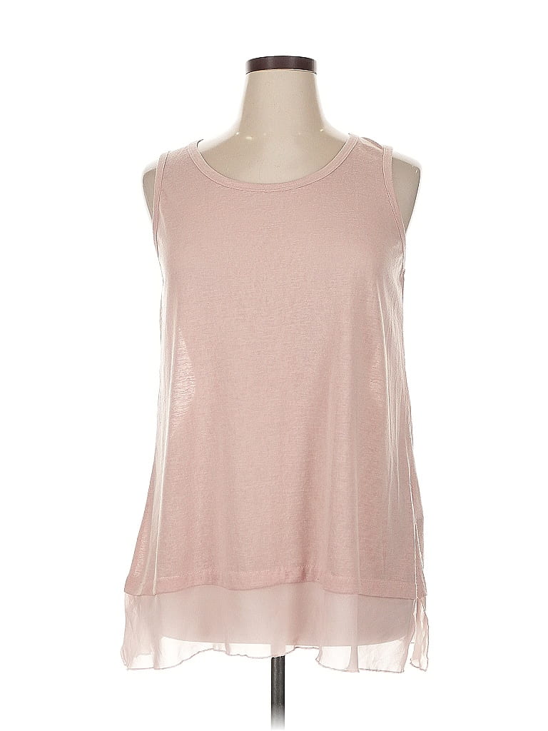 Coin 1804 Color Block Pink Sleeveless Blouse Size XL - 50% off | ThredUp