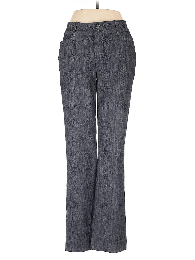 Lee Chevron-herringbone Gray Dress Pants Size 6 - 56% off | ThredUp