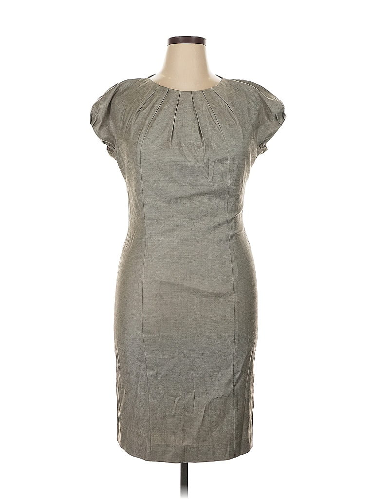 BOSS by HUGO BOSS Solid Gray Cocktail Dress Size 14 - 79% off | ThredUp