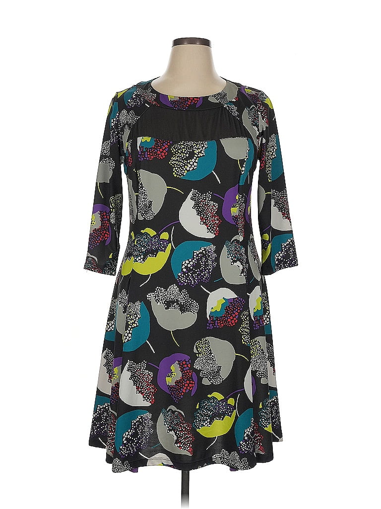 Isabel + Alice Paisley Gray Casual Dress Size XL - 84% off | ThredUp