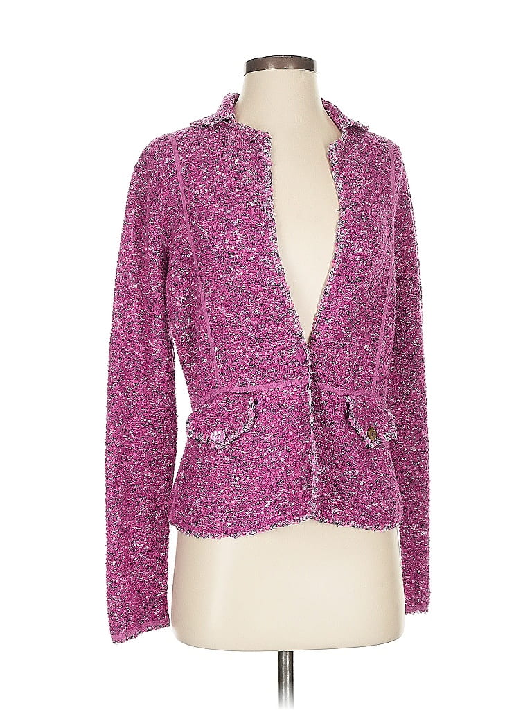Sigrid Olsen Tweed Purple Cardigan Size S - 76% off | ThredUp