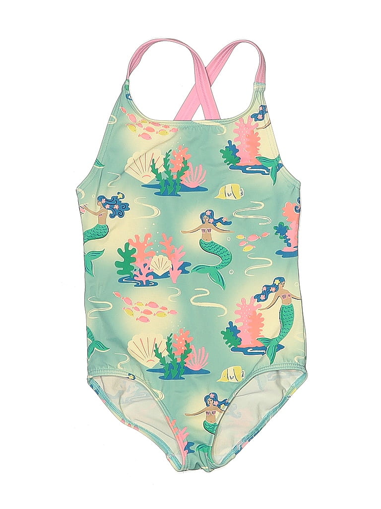 Mini Boden Tropical Green One Piece Swimsuit Size 4 - 20% off | ThredUp